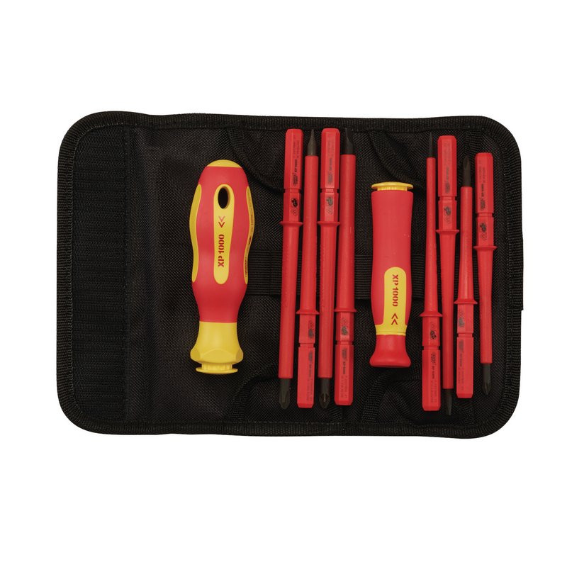 Draper XP1000® VDE Interchangeable Blade Screwdriver Set - 10 Piece ...