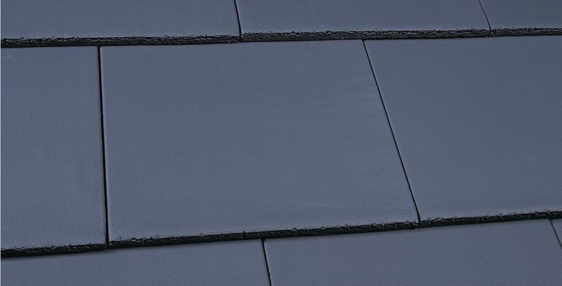 Marley Riven Edgemere Interlocking Slate Concrete Roof Tile Smooth Grey ...