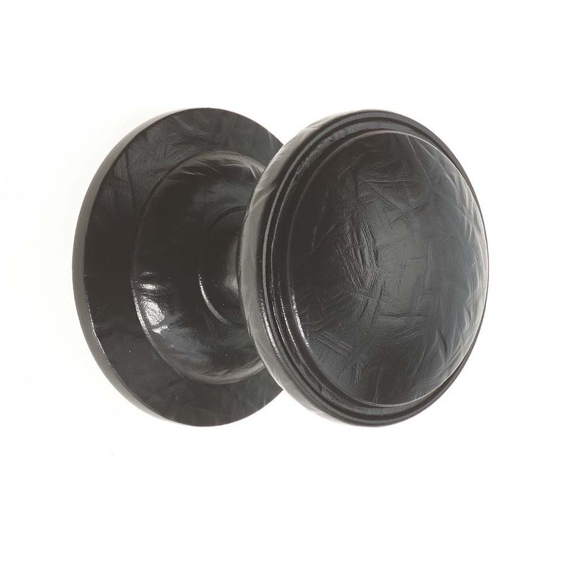 Fab & Fix Heritage Forged Black External Round Door Knob | Door Superstore®