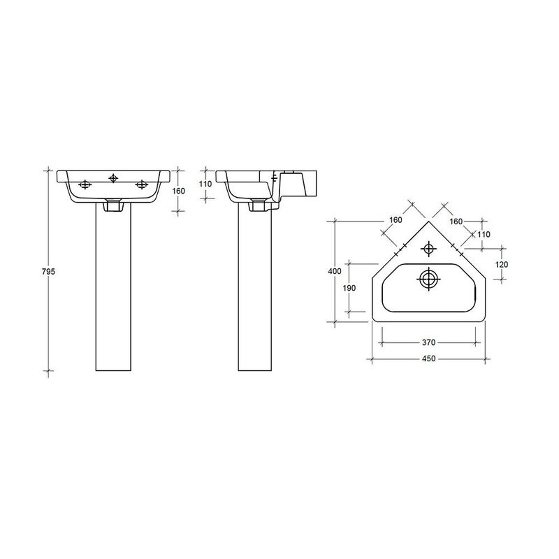 Essential Ivy Corner Basin | Plumbing Superstore®