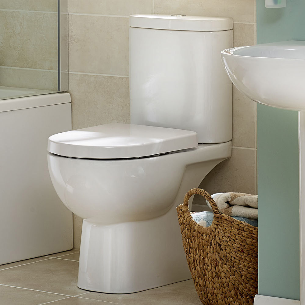 DISCON-Essential Lily White Close Coupled Pan Cistern Pack | Plumbing ...