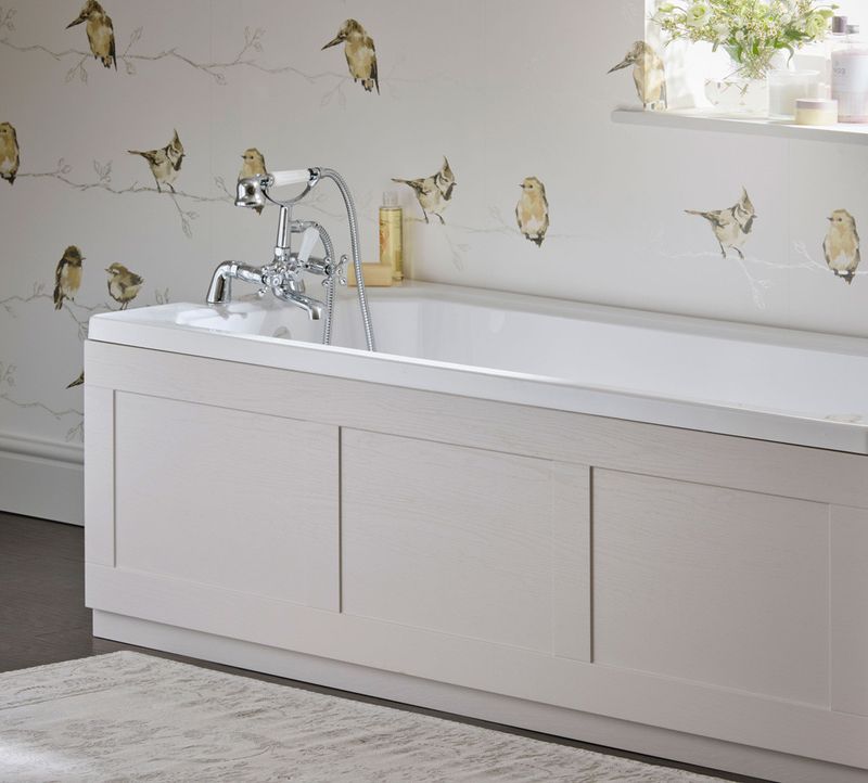 Essential Maine Cashmere Ash Front Bath Panel | Plumbing Superstore®