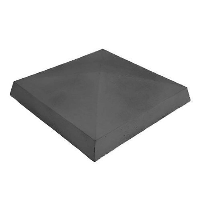 4 Way Weathered Pier Cap by Eurodec 530mm x 530mm - Slate | Roofing ...