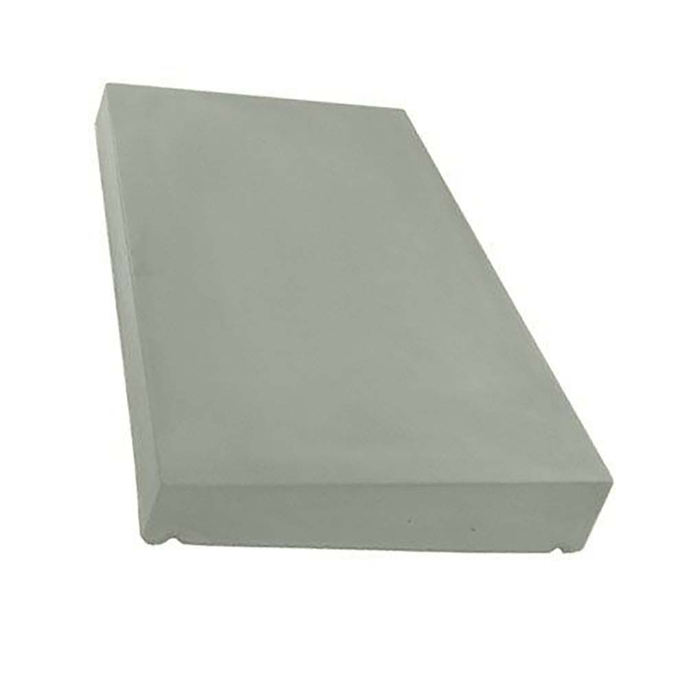 Once Weathered 50-75mm Coping Stone by Eurodec 600mm x 375mm - Grey ...