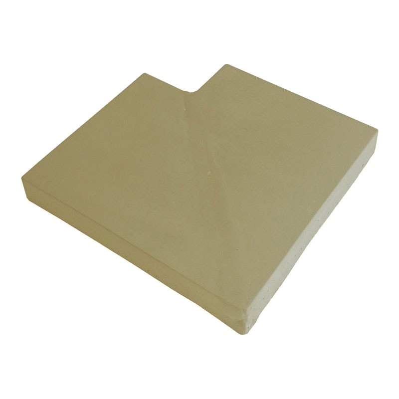 Eurodec 50mm Flat Concrete Coping Stone Return 450mm x 500mm (fits ...