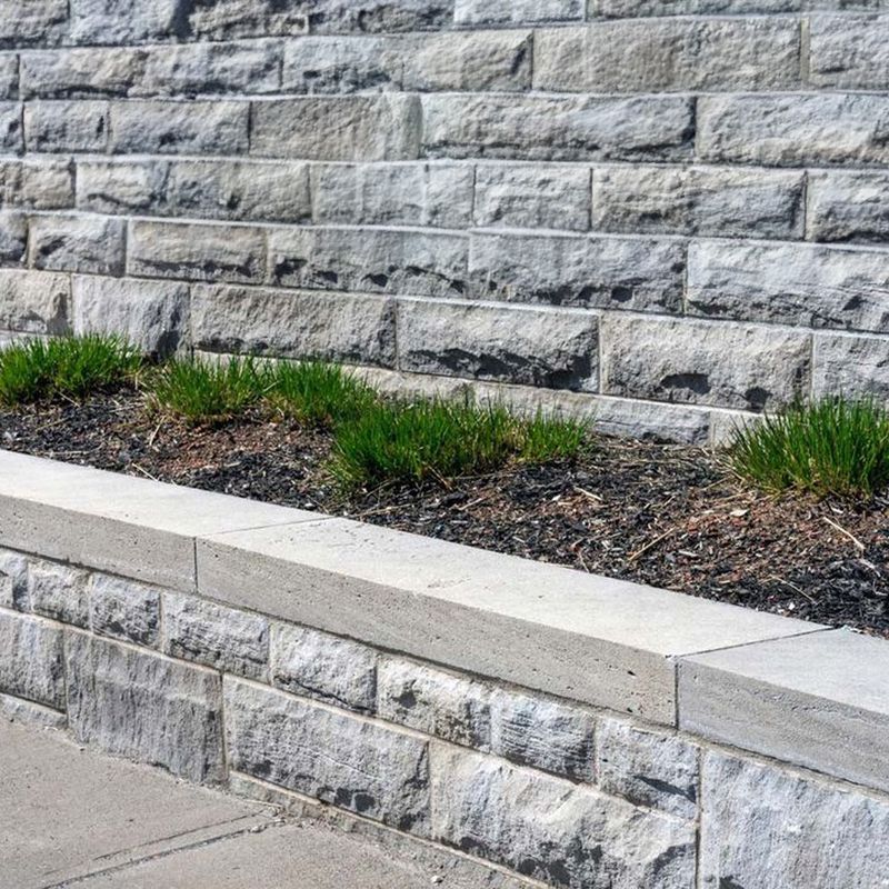 Eurodec 50mm Flat Coping Stone without Drip Stop 600mm x 170mm - Slate ...