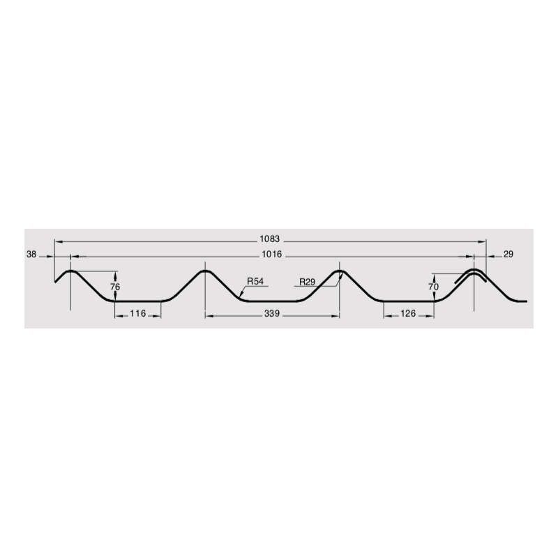 Filon GRP Cape Fort Grey Roof Sheet (Class 3 - 2.4kg/m2) - 1830mm ...