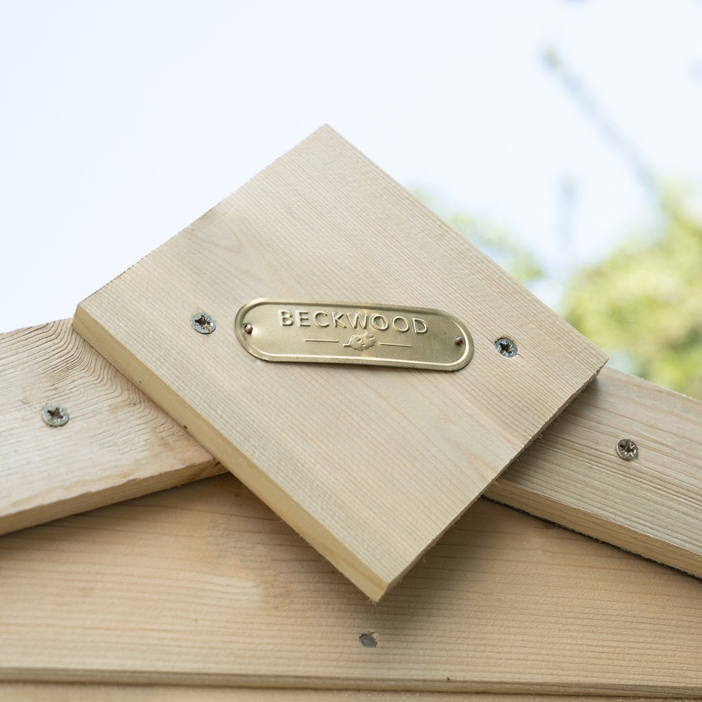 Forest Garden Beckwood 2 Windows Pent Shed with Double Door (Installed ...