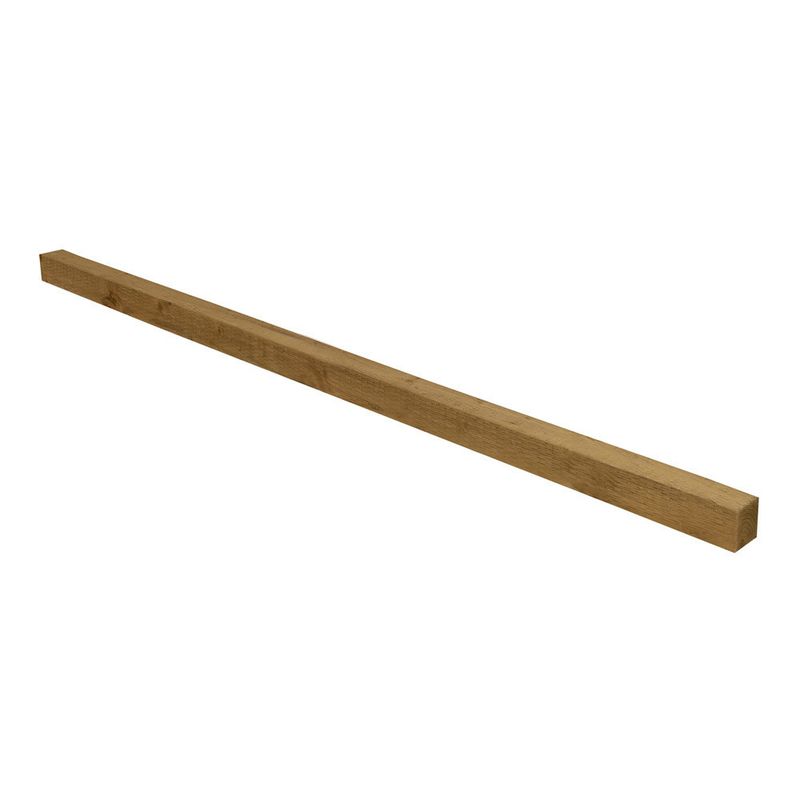 Forest Garden Green Incised Fence Post 7ft (210 x 7.5 x 7.5cm) - Pack ...