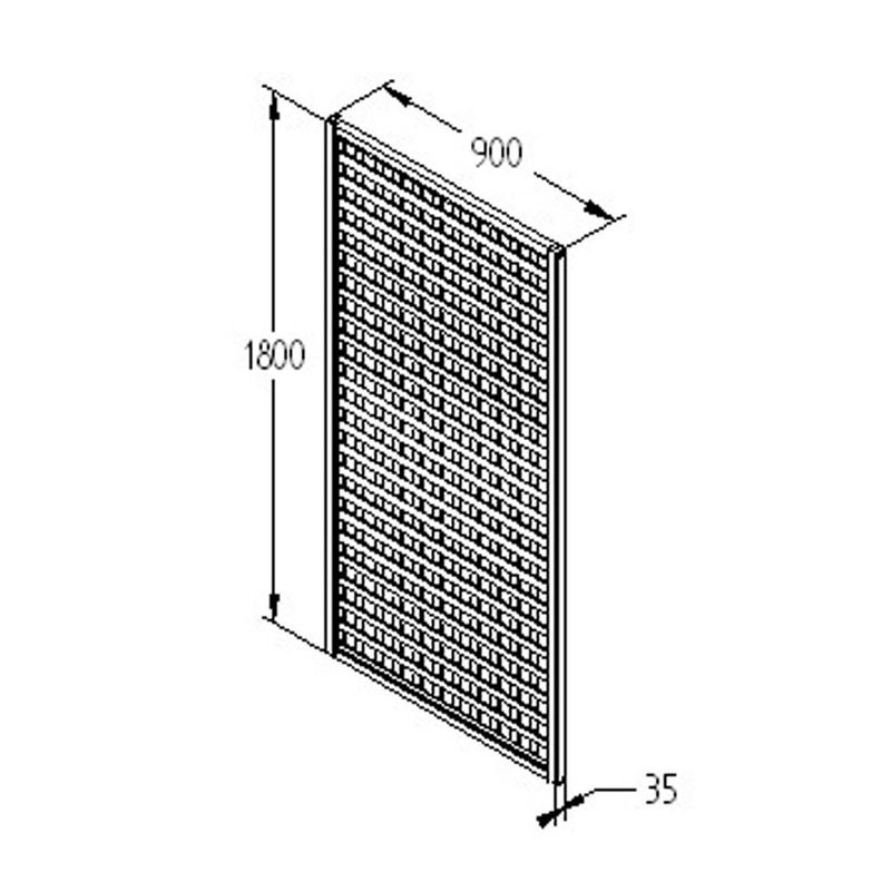 Forest Garden Premium Framed Trellis 6ft x 3ft (1.8m x 0.9m) - Pack of ...