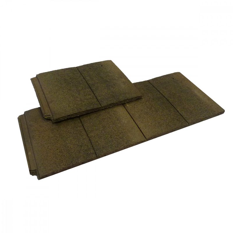 Forticrete Gemini Interlocking Plain Concrete Roof Tile - Sandfaced ...