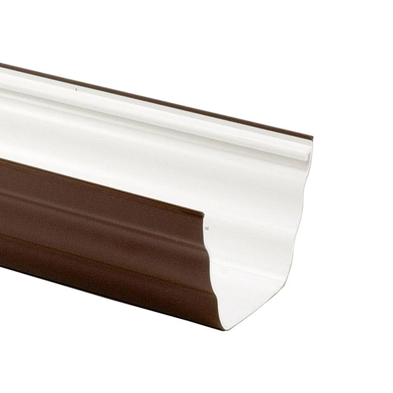 Freeflow 135mm Ogee Style Gutter 4m Length - Brown | Drainage Superstore®