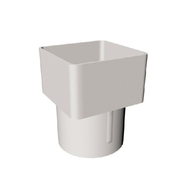 Freeflow Square to Round Pipe Adaptor - Caramel | Drainage Superstore®