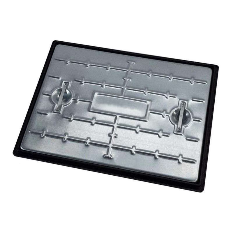 Galvanised Steel Access Cover and Polypropylene Frame 600mm x 450mm - 5 ...