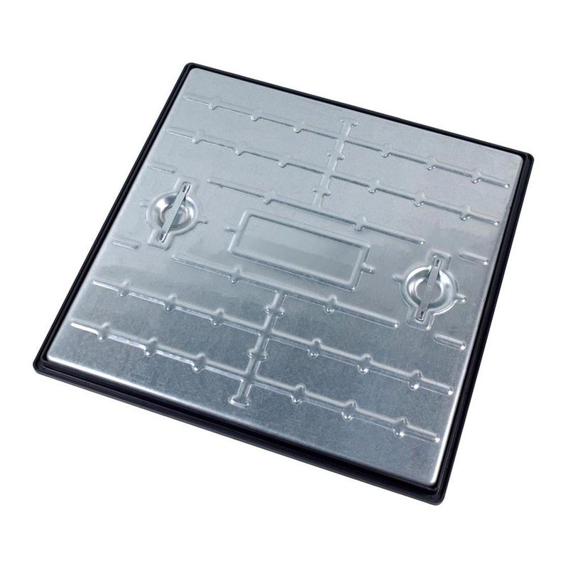 Galvanised Steel Access Cover and Polypropylene Frame 600mm x 600mm - 5 ...