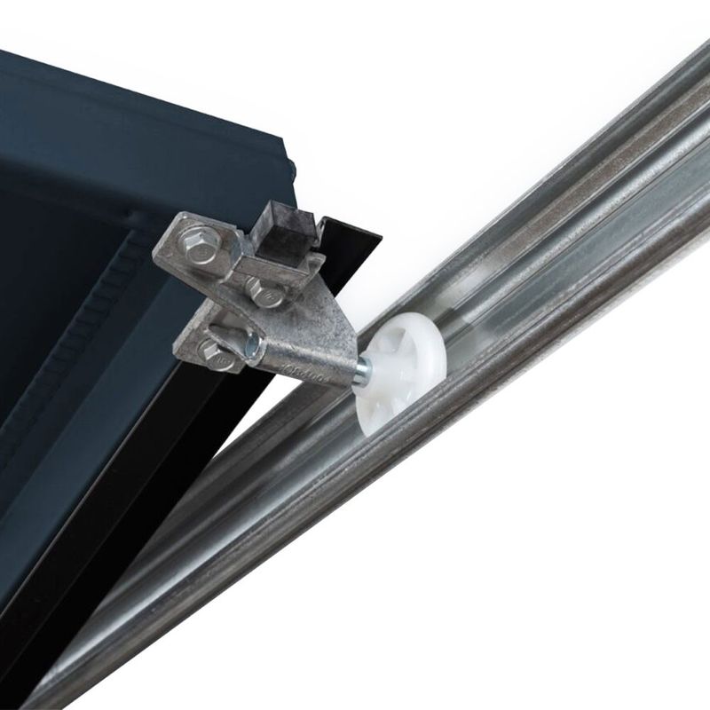 Garador Cathedral Framed Anthracite Grey Retractable Garage Door | Door ...