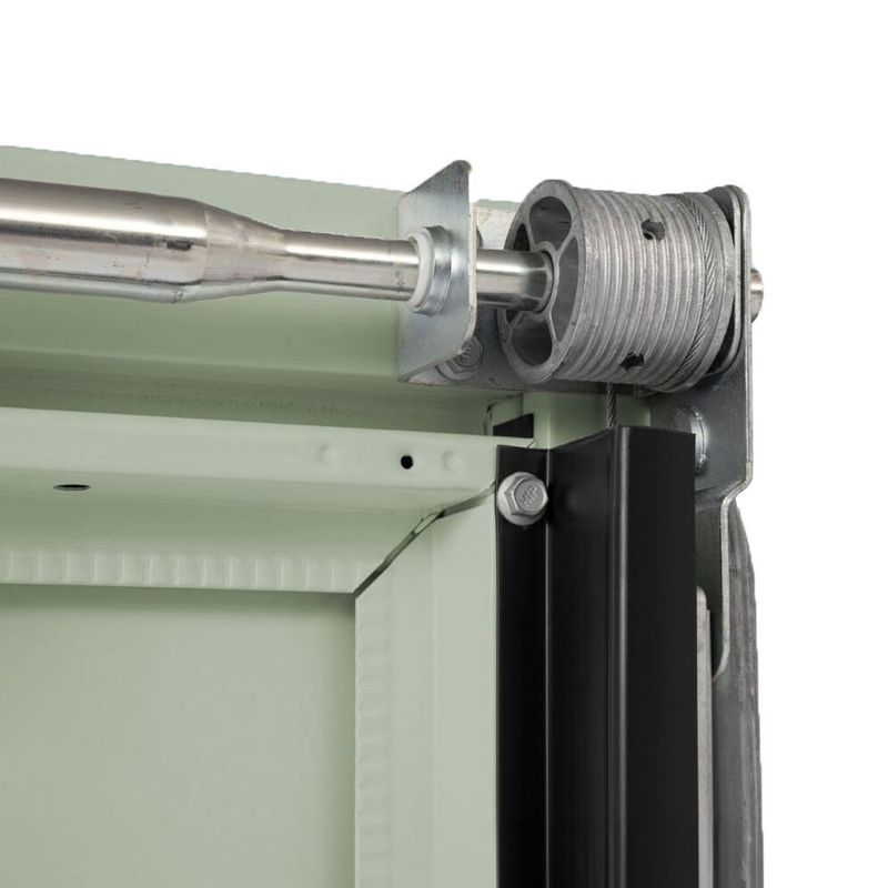 Garador Cathedral Framed Chartwell Green Canopy Garage Door | Door ...