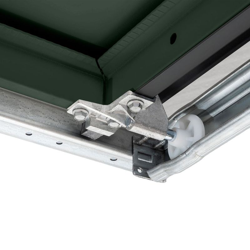 Garador Horizon Framed Fir Green Retractable Garage Door | Door Superstore®