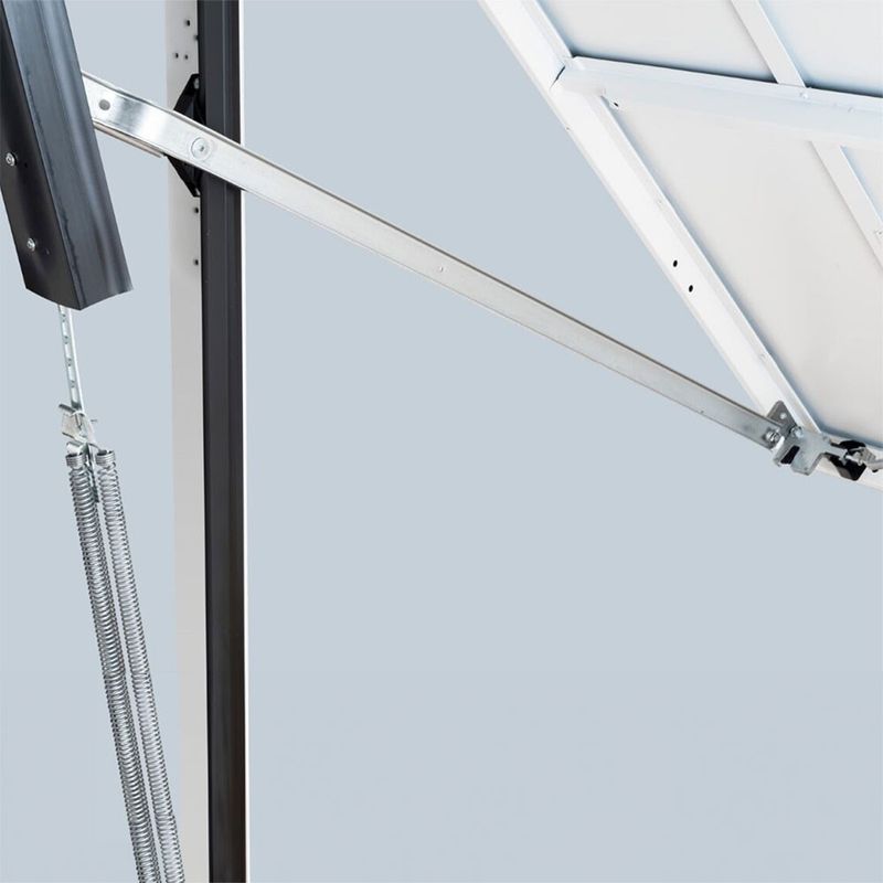 Garador Georgian Framed White Retractable Garage Door | Door Superstore®