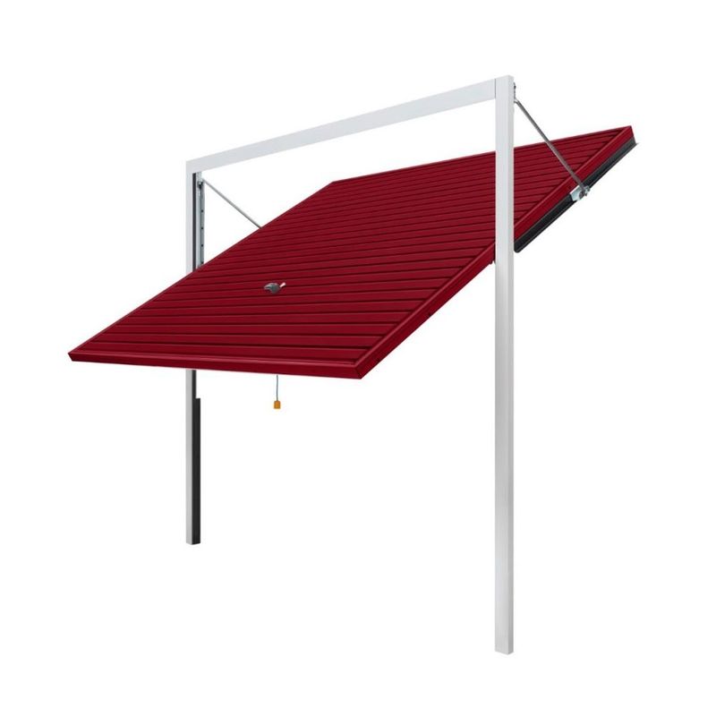 Garador Horizon Framed Ruby Red Canopy Garage Door | Door Superstore®