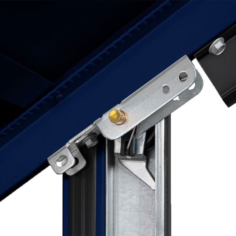 Garador Horizon Framed Steel Blue Canopy Garage Door | Door Superstore®