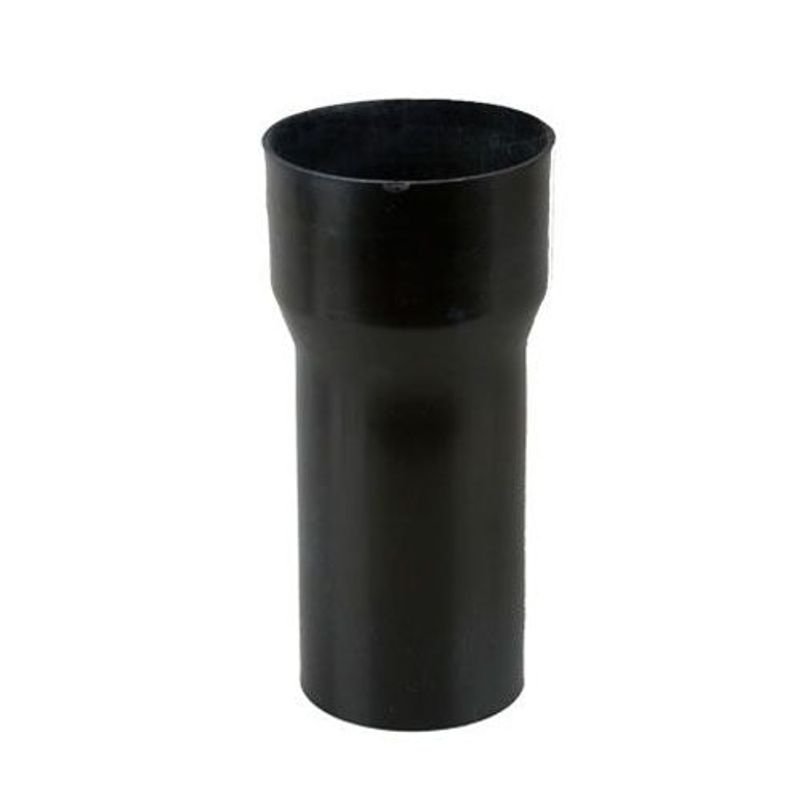 Guttering Industrial Downpipe AC Outlet Adaptor 110mm to 117mm - Black ...