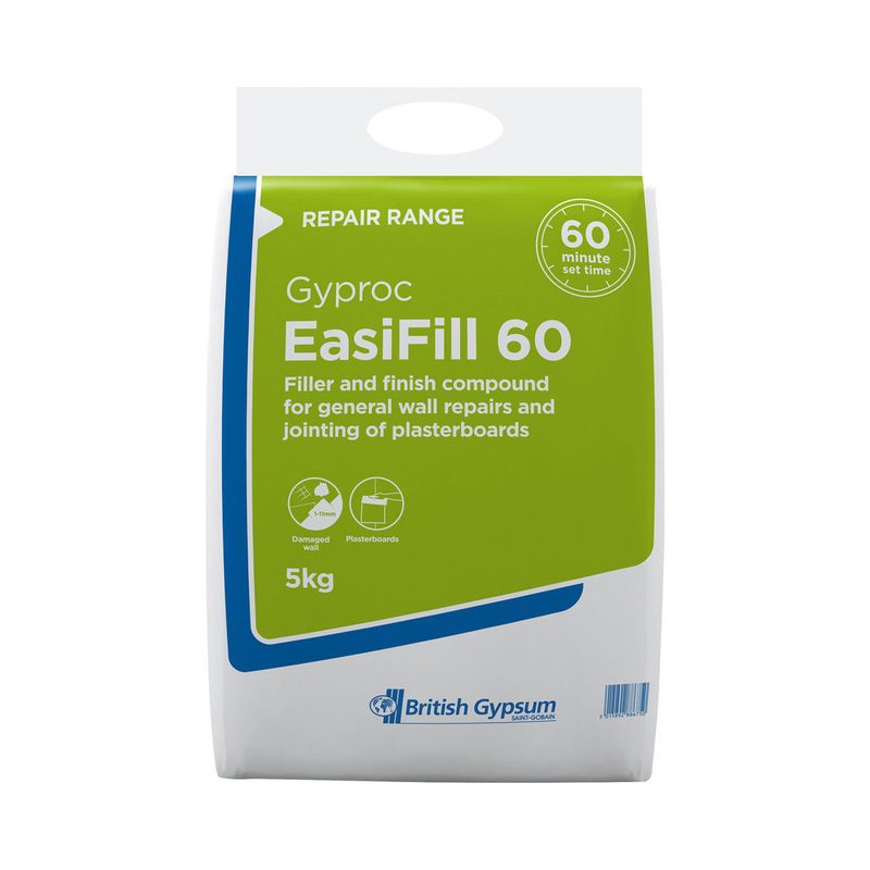 Gyproc EasiFill 60 Powder Filler - 5kg | Roofing Superstore®