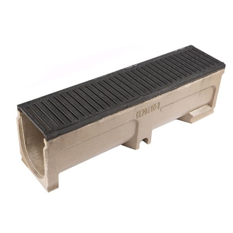 Clark Drain F900 Channel Drain with Ductile Iron Grating - 1000mm x ...