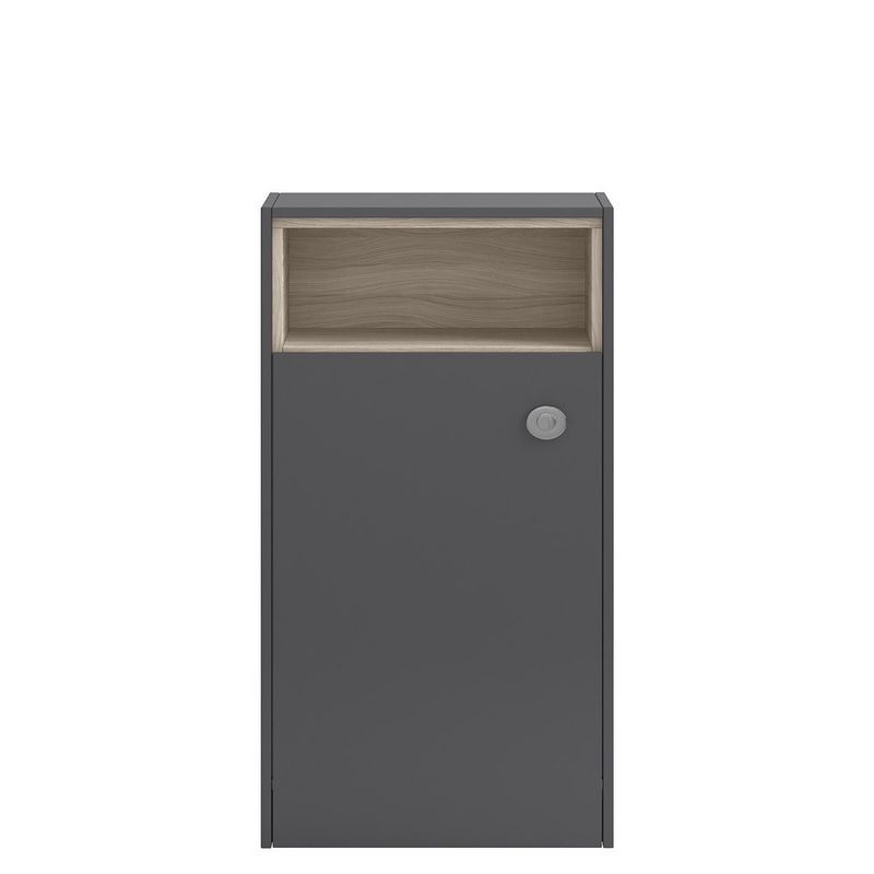 Hudson Reed Coast Grey Gloss Open Shelf WC Unit - 600mm | Plumbing ...