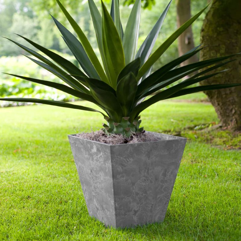 Ella Grey Outdoor Artstone Plant Pot | Landscaping Superstore®