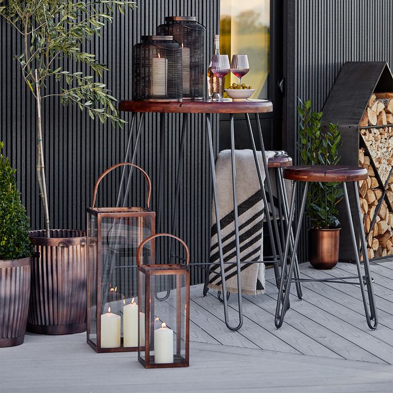 Hampton Copper Outdoor Tall Lantern | Landscaping Superstore®
