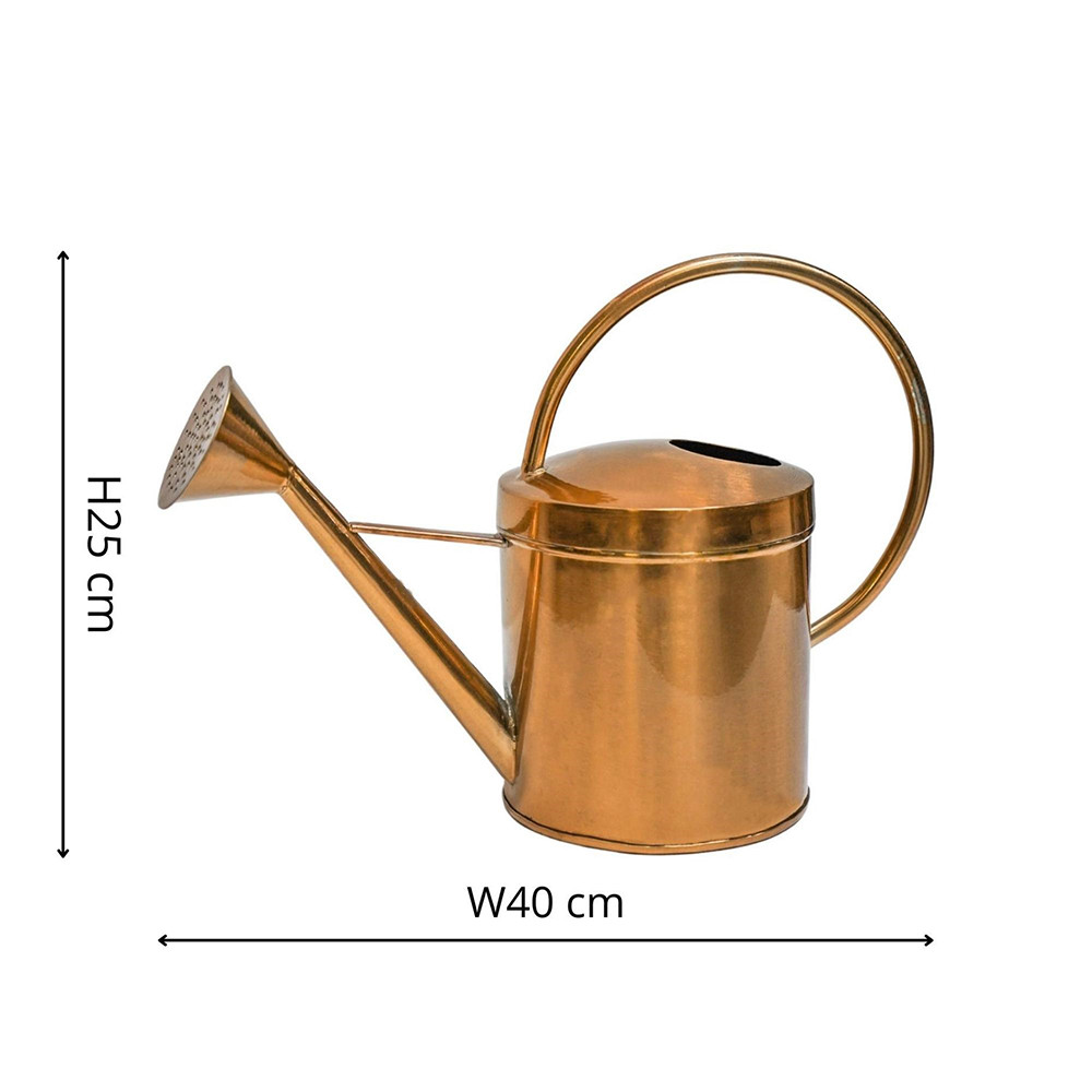 Kensington Traditional Indoor Copper Watering Can - 250mm x 400mm ...
