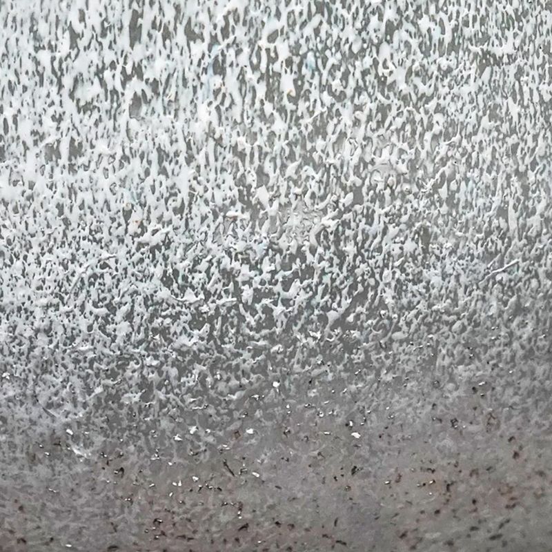 Verre Atlantic Blue Tall Frosted Ribbed Glass Vase - 300mm x 200mm ...