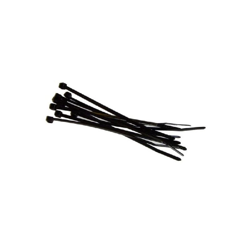 Black 100mm x 2.5mm Cable Ties - Pack of 100 | Plumbing Superstore®