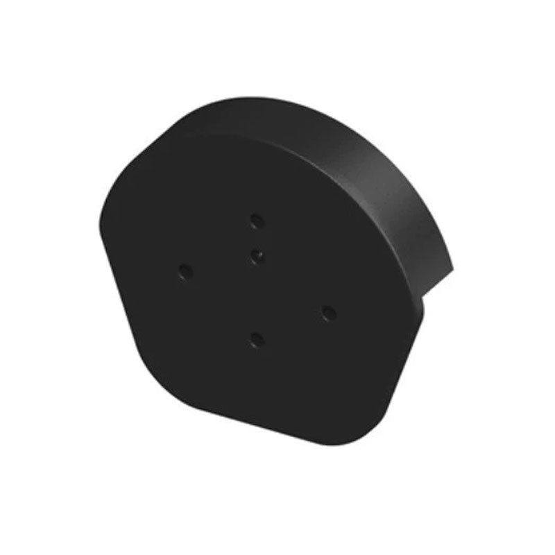Klober Black Dry Verge Half Round Ridge End Cap - Pack of 2 | Roofing ...