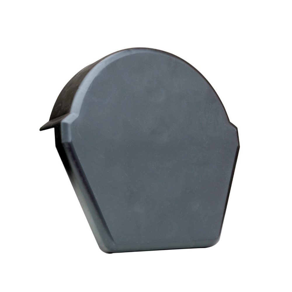 Lightweight Roof Tile Ridge End Cap - Ungranulated Black | Roofing ...