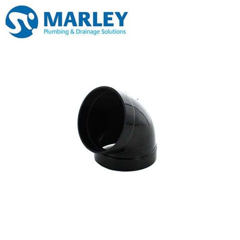 Marley 68mm Circular 67.5dg Offset Bend Socket - Anthracite Grey ...