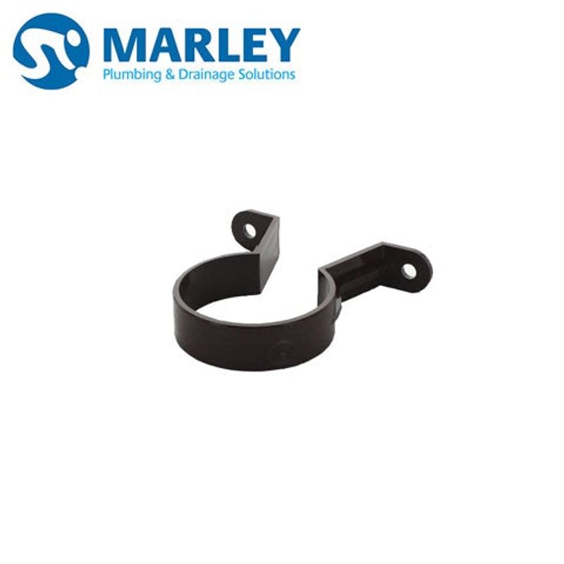 Marley 68mm Circular One Piece Pipe Clip - Brown | Roofing Superstore®