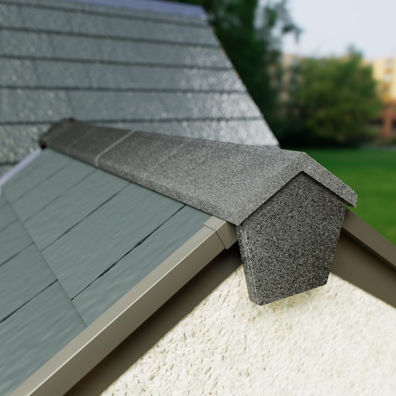 Marley Concrete Modern Ridge - Smooth Grey | Roofing Superstore®