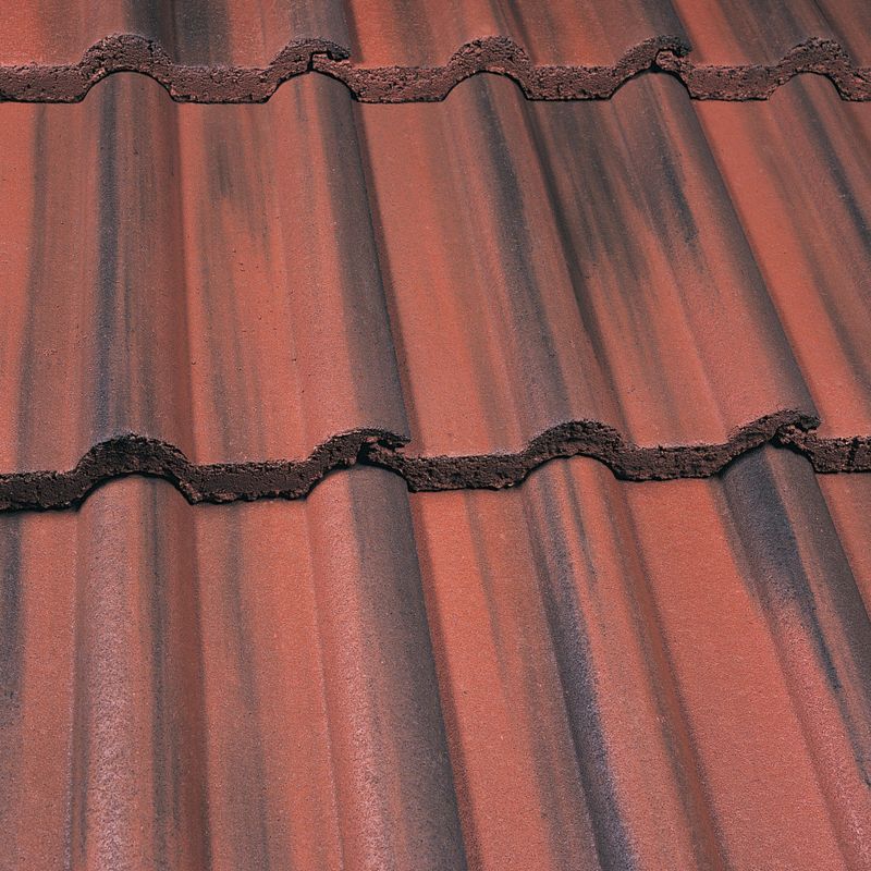 Marley Concrete Double Roman Cloak Verge Half Roof Tile | Roofing ...
