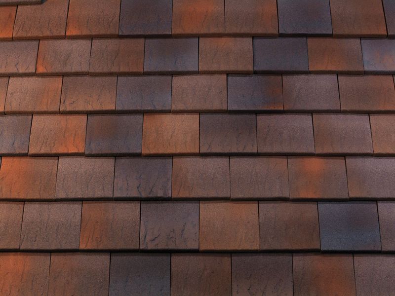 Marley Hawkins Clay Tile and Half - Fired Sienna | Roofing Superstore®