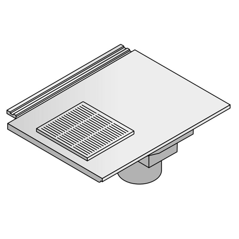 Marley Edgemere In-Line Contour Tile Vent Terminal - Red | Roofing ...