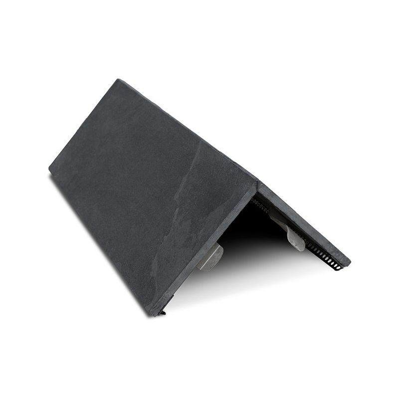 Mayan RealRidge Natural Slate All-in-One Graphite Ridge Tile - 90 ...