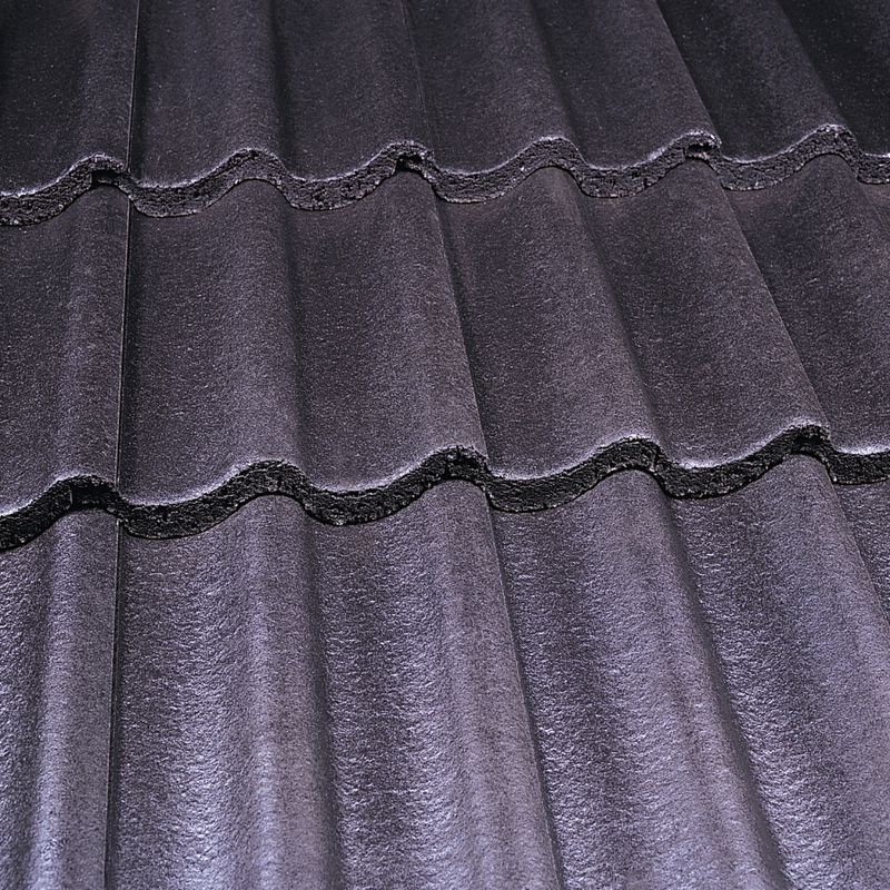 Marley Mendip Interlocking Concrete Roof Tile Anthracite - Pallet of ...