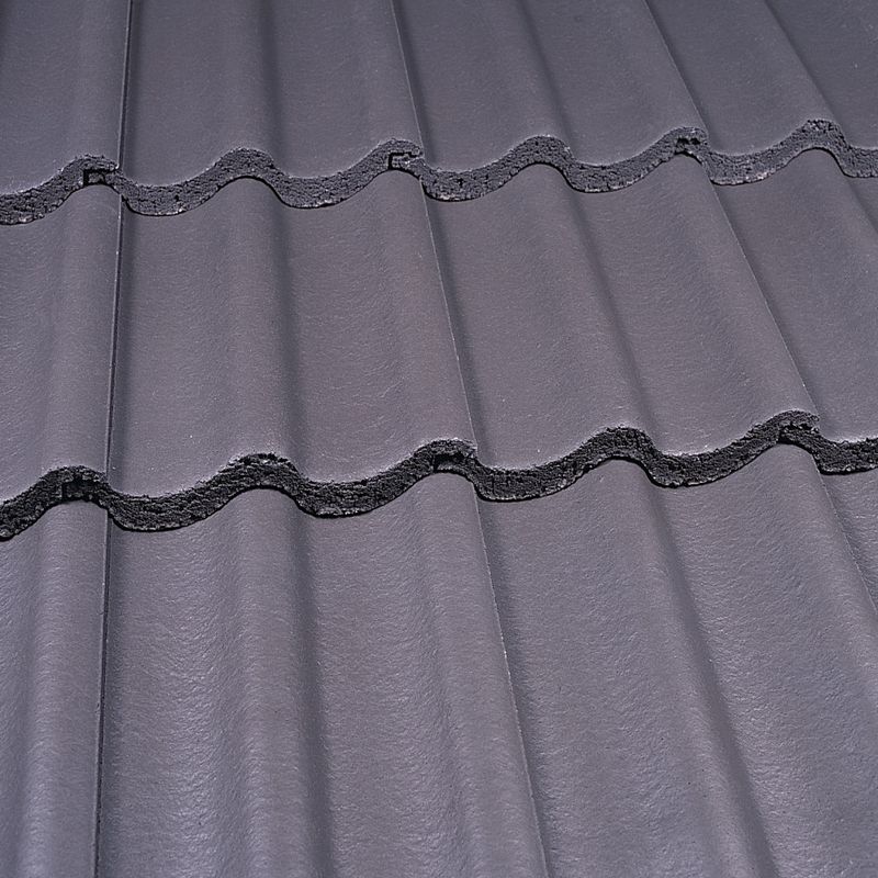 Marley Concrete Mendip Cloak Verge Half Tile Smooth Grey | Roofing ...
