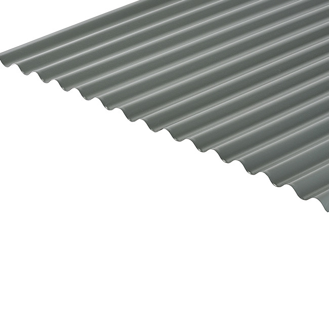 Metal Corrugated Roof Sheet (13/3 Profile) 0.7mm PVC Plastisol Coated ...