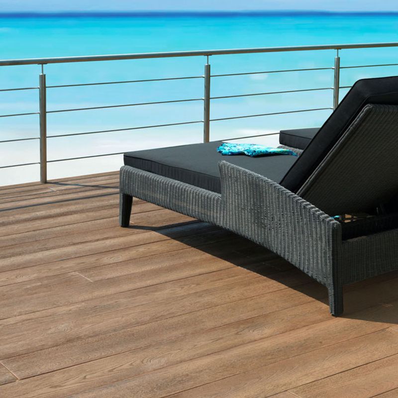 Millboard Composite Decking Bullnose Edging Strip - 3600mm Coppered Oak ...