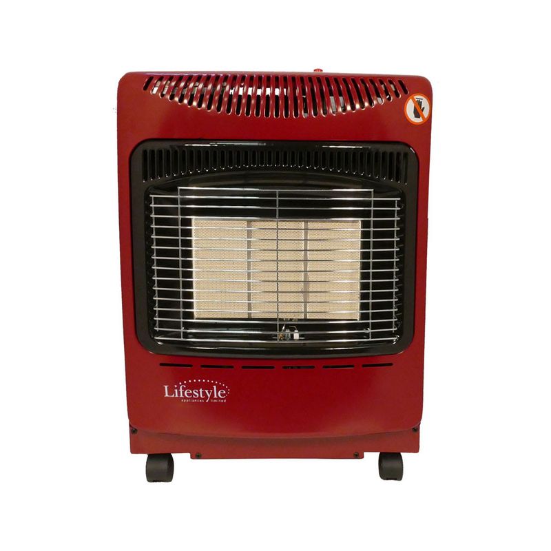 Lifestyle Red Mini Heatforce Portable Indoor Gas Heater | Landscaping ...