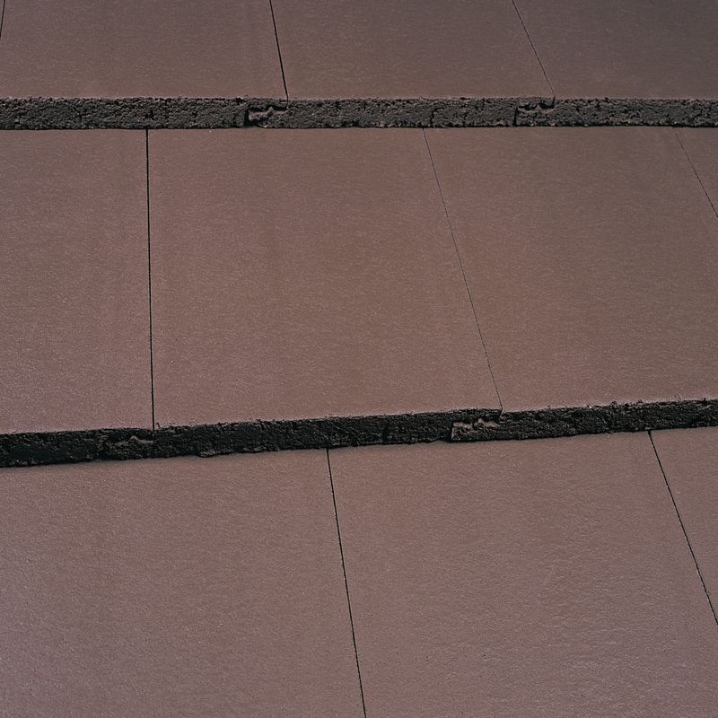 Marley Concrete Modern Stop End Ridge - Smooth Brown | Roofing Superstore®