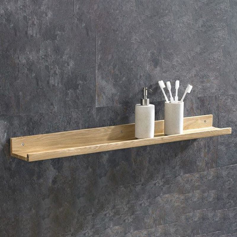 DISCON - Natural Solid Oak 450mm Long Shelf | Plumbing Superstore®